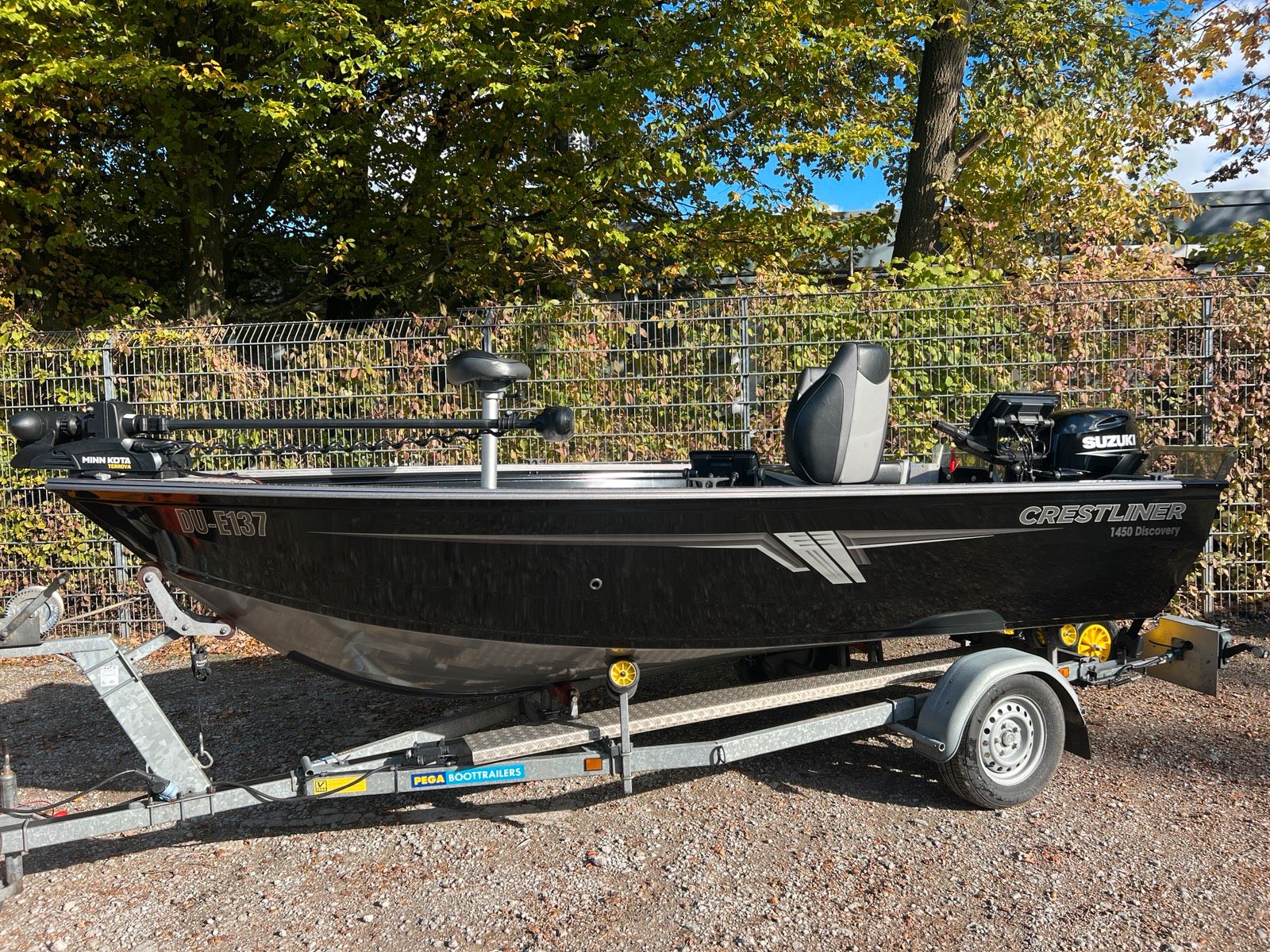 Crestliner Discovery 1450 Aluminium Angelboot Vollausstattung 30.900 ...